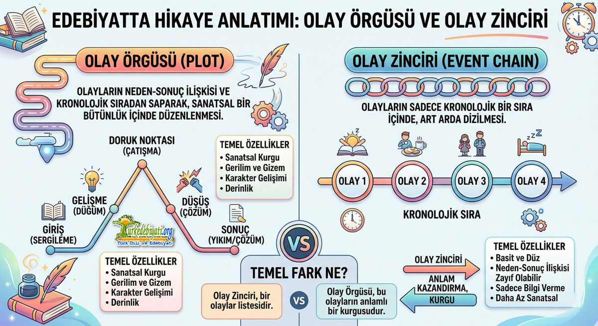 Olay Örgüsü Nedir? Olay Zinciri Nedir? - Türk Dili ve Edebiyatı